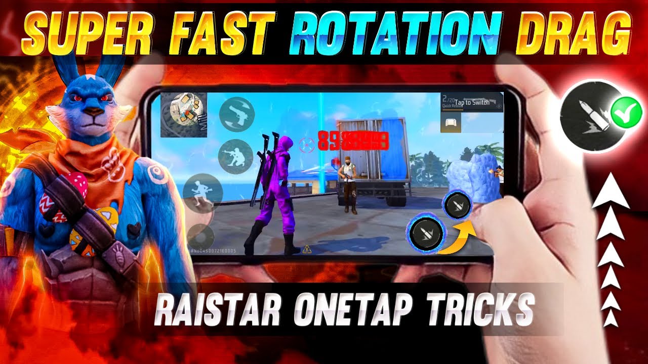Super Fast Rotation Drag Trick | Raistar Rotation Drag Trick | Rotation ...