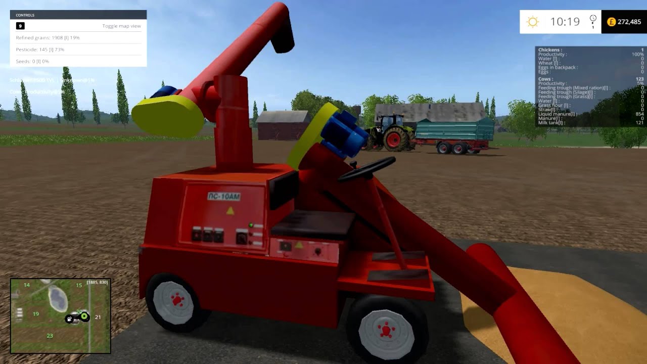 Farming Simulator 2015 Mod Showcase, Seed mod v 1.0 - YouTube