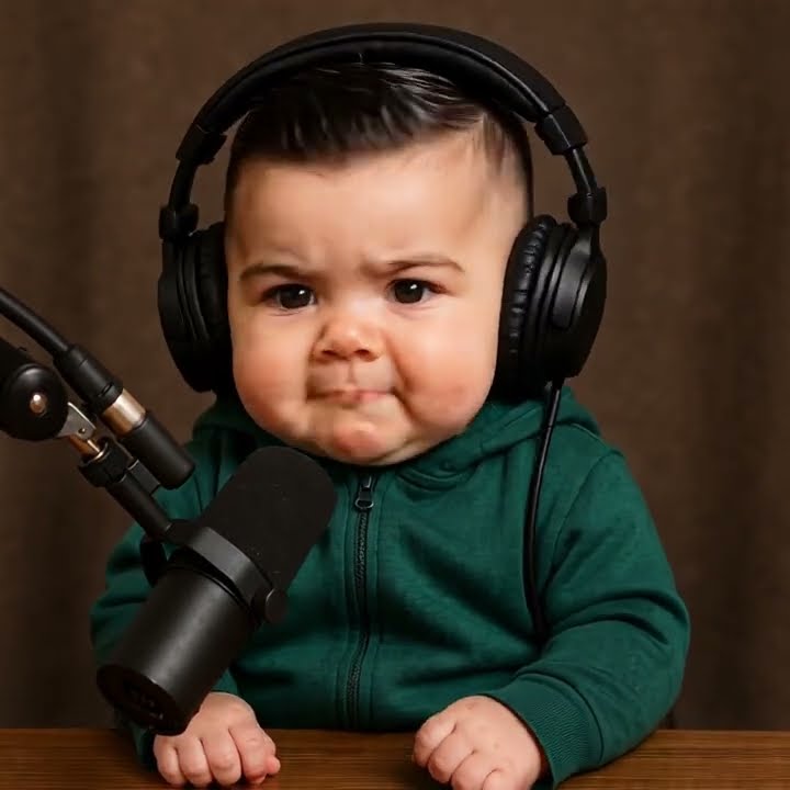 👉 BABY CR7 STARTS A PODCAST?! 🎙️😂 #Shorts #football #ai #baby# ...