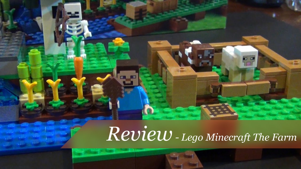 Review - Lego Minecraft The Farm - Set #21114 - YouTube