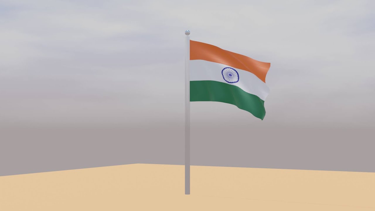 Indian National Flag Animation Video | 26 Jan 2023-Republic Day ...