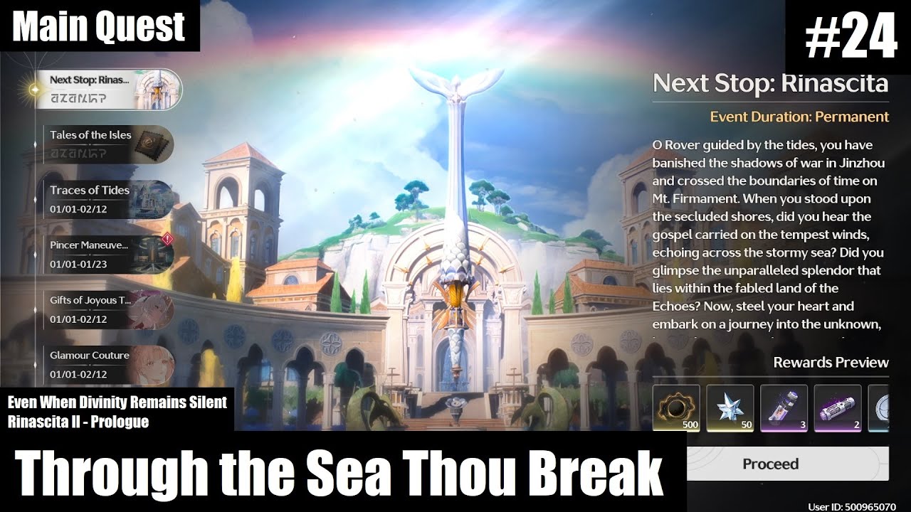 Main Quest - Through the Sea Thou Break - Wuthering Waves #24 - YouTube