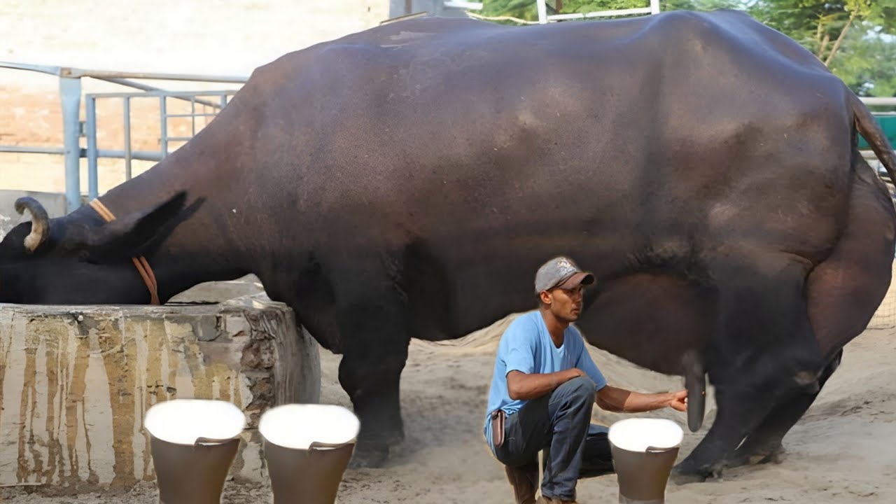 Biggest Udder Sindhi Kundhi Buffalo || Highly Milking Buffalo ||Beautiful Buffalo Breed ...