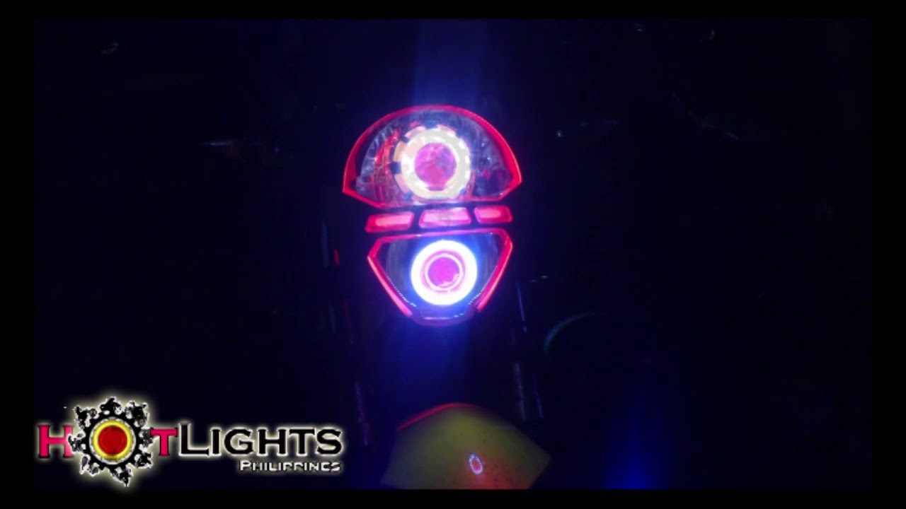 Rusi Mojo AES HID n Led Projector Set up By HotLights Philippines - YouTube