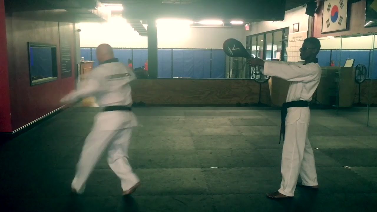 Amazing Taekwondo spinning flying 540 Roundhouse Aerial Kick Performed ...