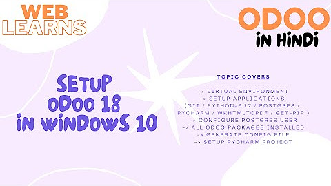 Odoo Development Tutorial In Hindi - YouTube