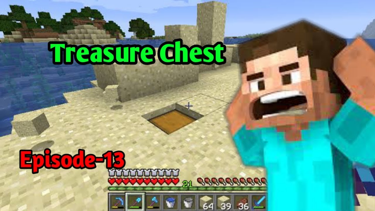 I Found a Buried Underwater Treasure in Minecraft (Minecraft Survival ...