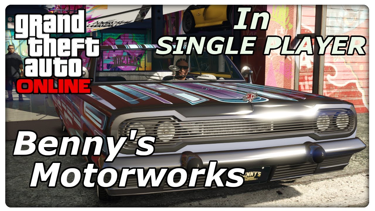GTA 5 mod tutorial + showcase on Benny's Motorworks in single player ...
