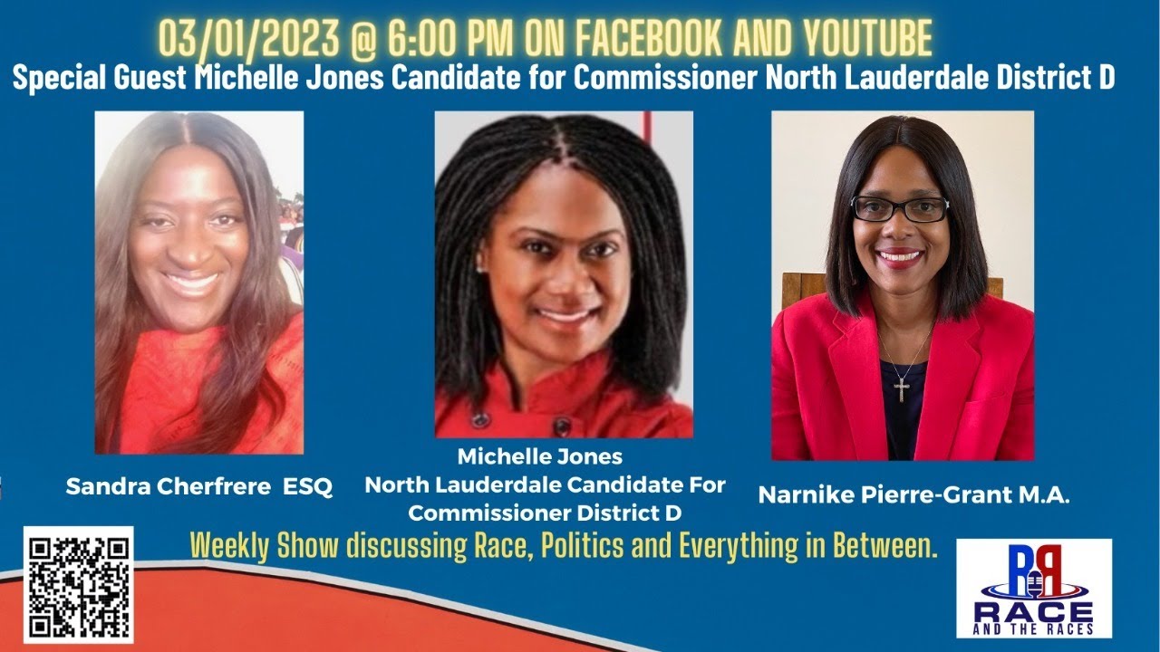 CHEF MICHELLE JONES, CANDIDATE FOR NORTH LAUDERDALE COMMISSION - YouTube
