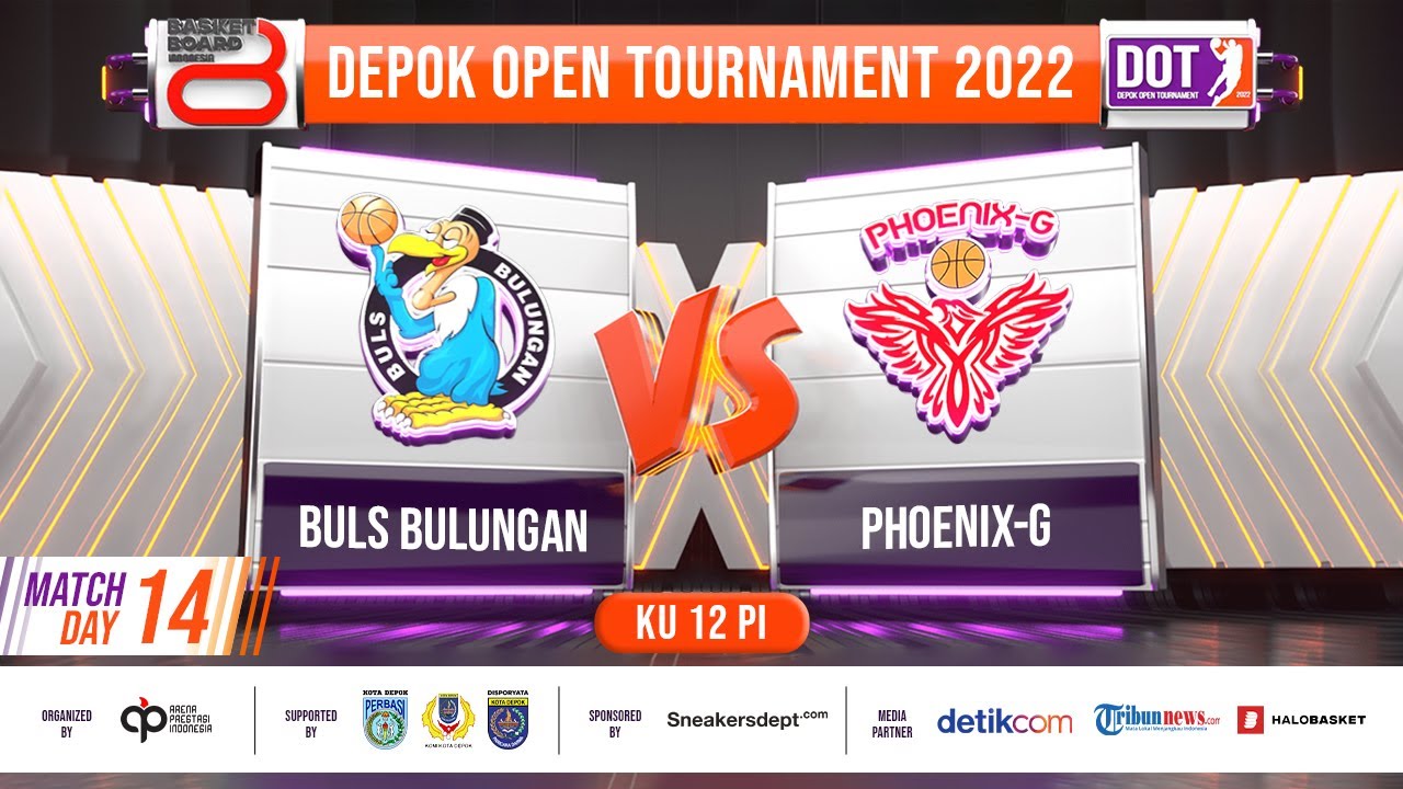 🔴 Live Day 14 [ Match 3 ] - Buls Bulungan VS Phoenix-G (KU 12 PI)🏅 ...