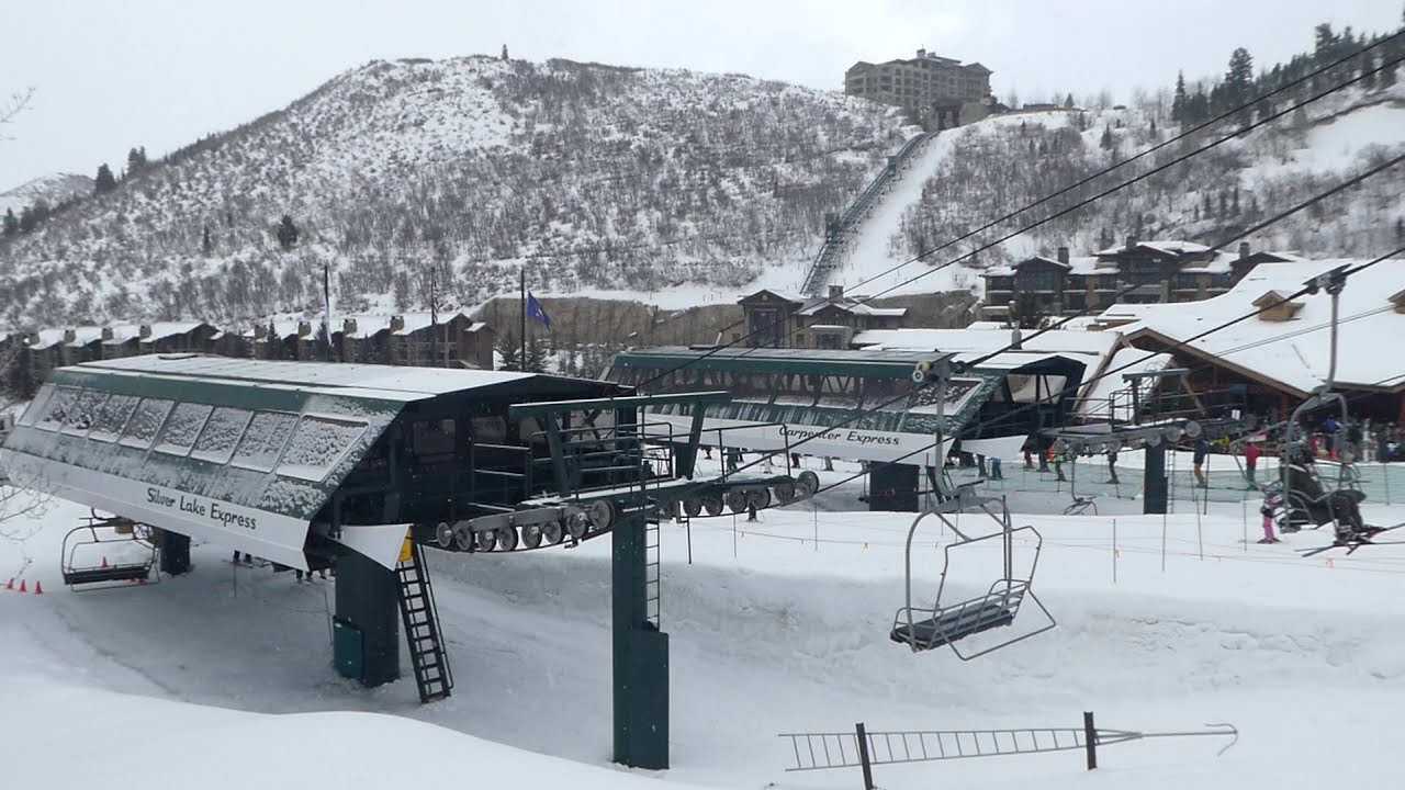 Two Ski Lift, One Funicular. Deer Valley, Utah, USA - Base Area - YouTube