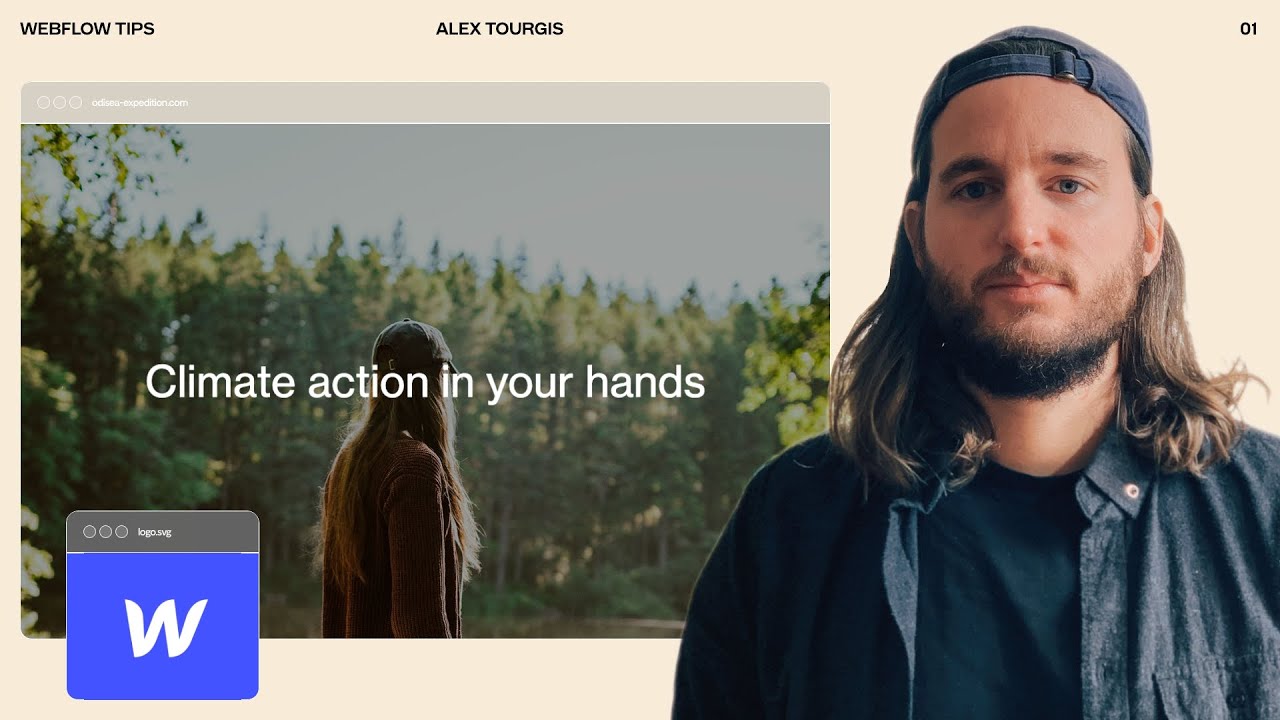 Webflow Tips / Scale & scroll effect - YouTube