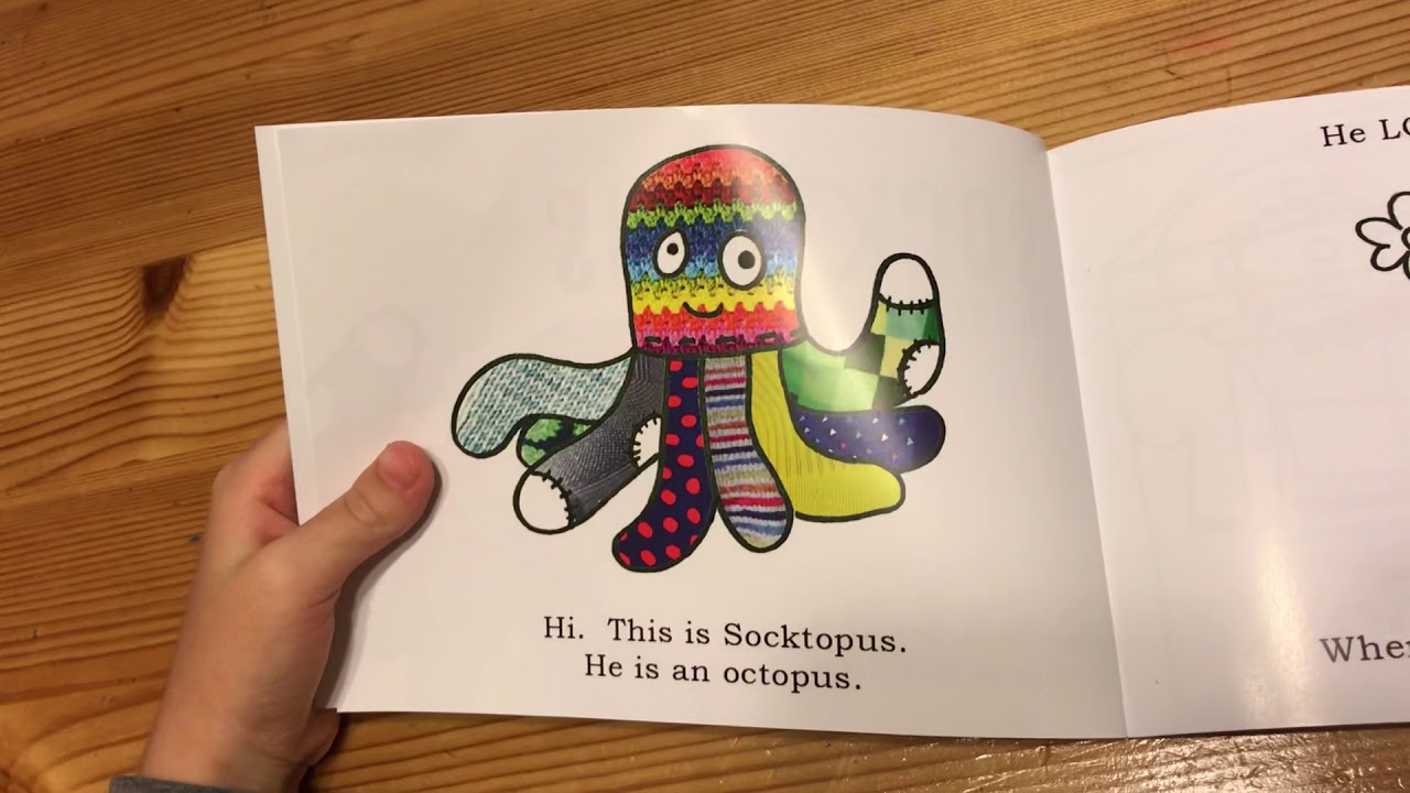 Splitter Splat Book Club: Socktopus the Octopus Reading - YouTube