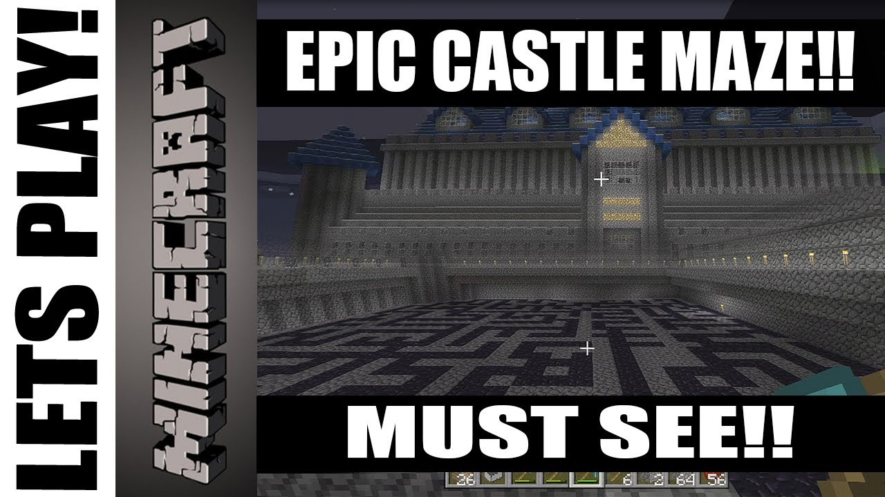 Minecraft - Epic Castle Maze! (MUST SEE) - YouTube