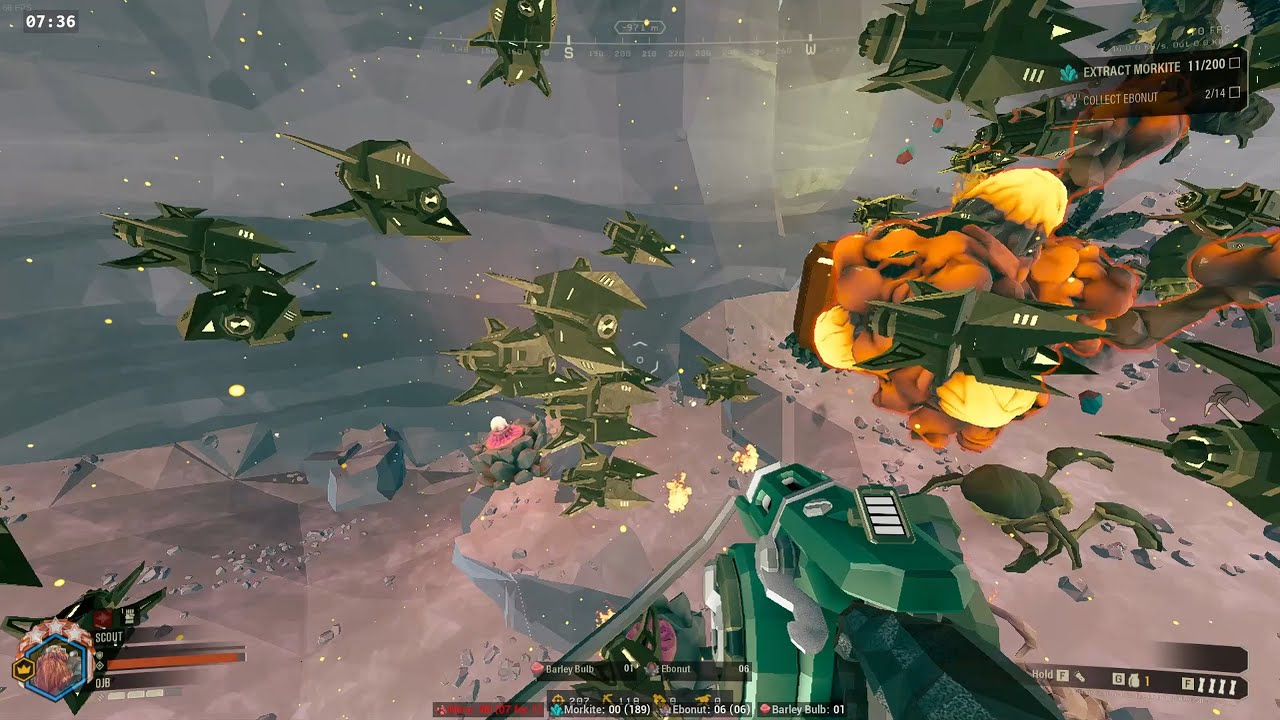 DRG Lx2: Mining - 200 morkite (true solo scout) - YouTube