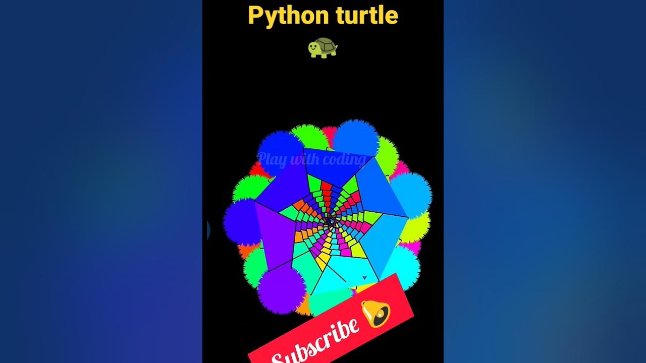Amazing Python Turtle Graphics 🐢python Pythonturtlecodingstatus Programming Youtube