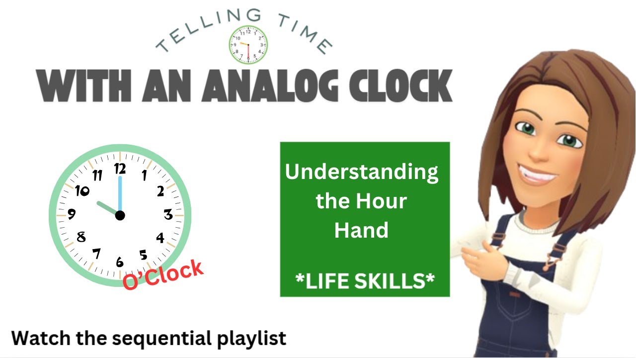 Telling Time | Analog Clock | Understanding the Hour hand | Math Plus ...