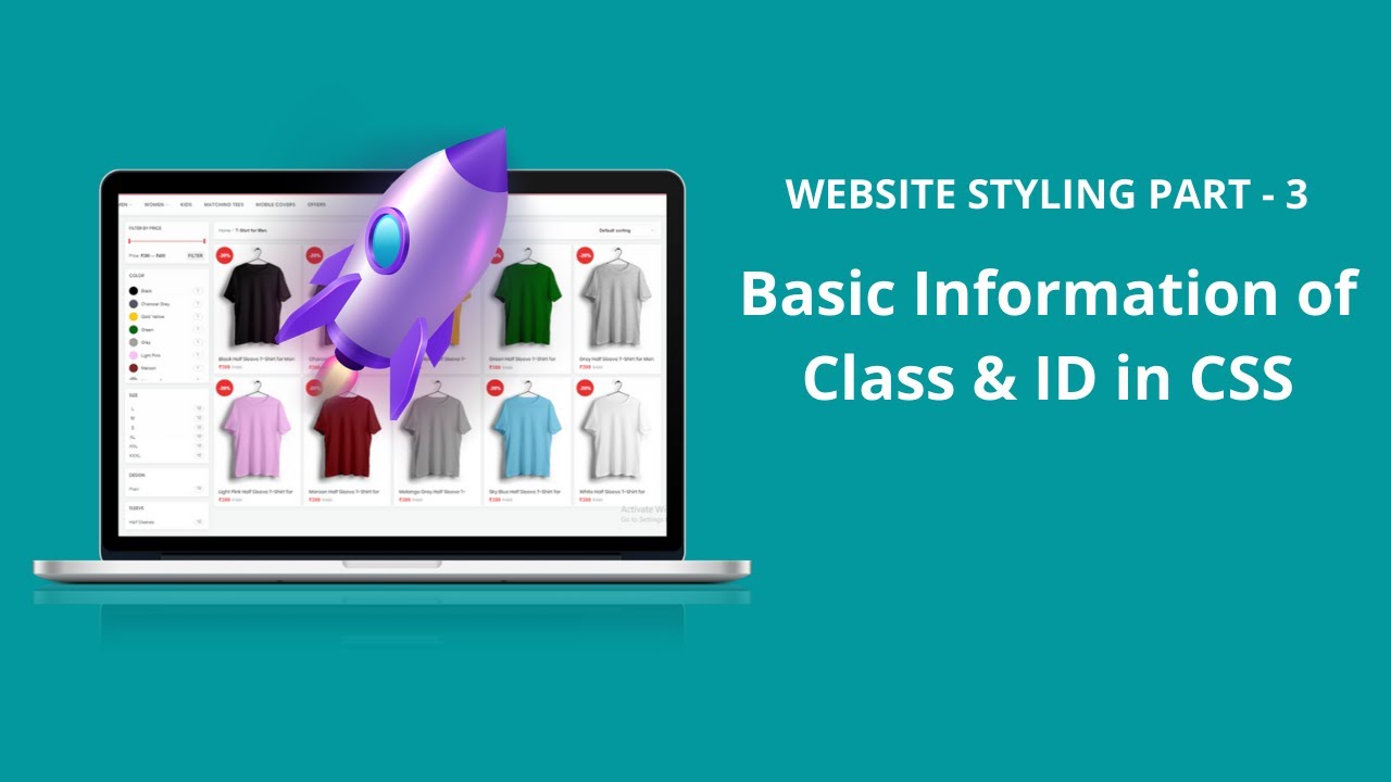 Basic Information Of Classes And Id In Css Website Styling Part 2 Youtube 6050