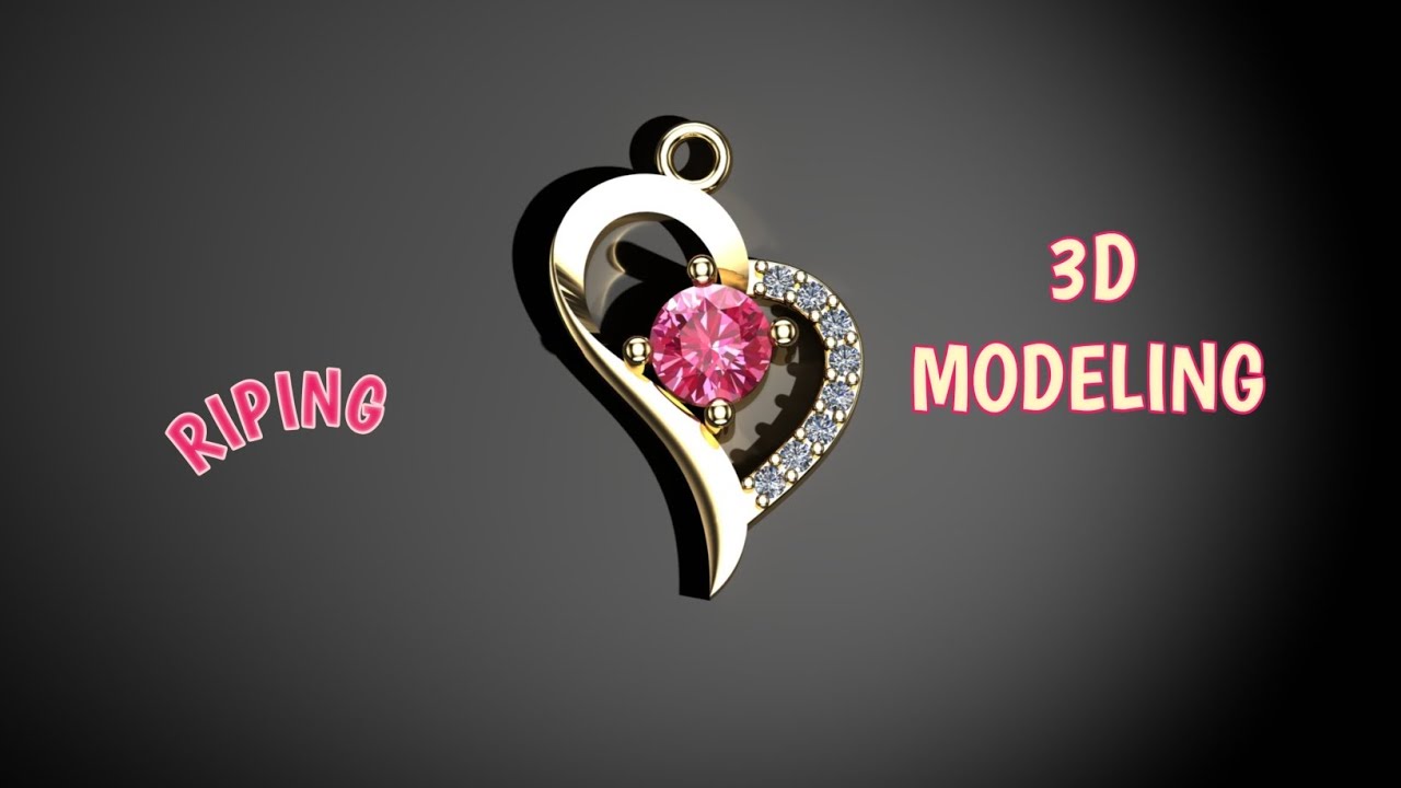 How to make riping jewelry pendant step by step in Matrix rhino #matrix ...