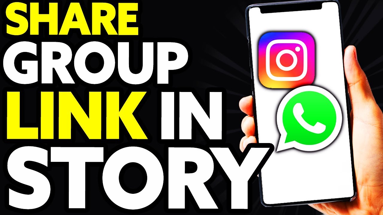 How To Share Whatsapp Group Link in Instagram Story [EASY!] - YouTube