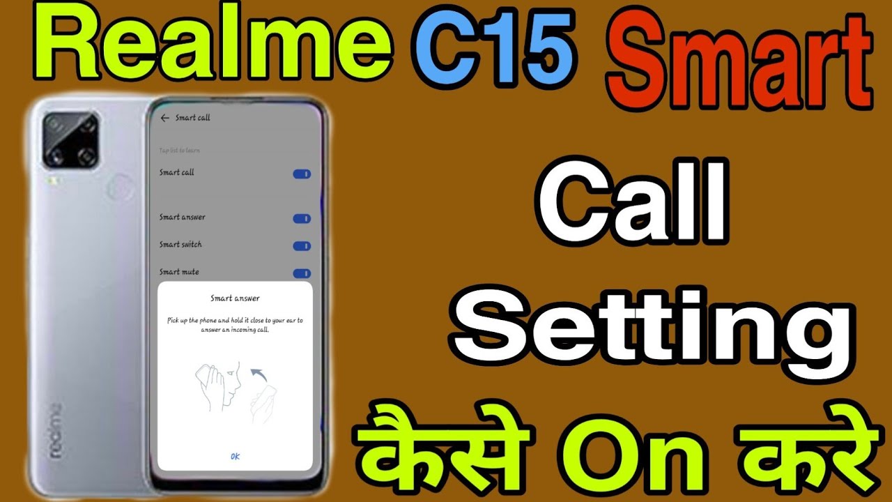 How To Smart Call Setting Realme C15 || Realme C15 Smart Call Setting ...