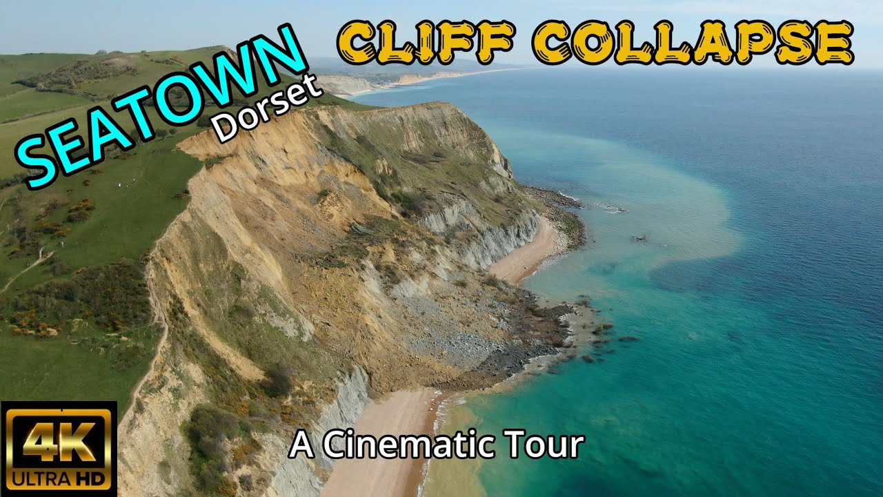 SEATOWN CLIFF COLLAPSE - Jurassic Coast UK, April 2021 Cinematic by ...