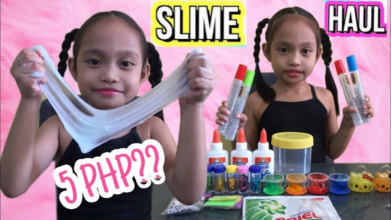 SLIME SUPPLIES HAUL + MAKING CLEAR SLIME (PHILIPPINES) DIY SLIME ...