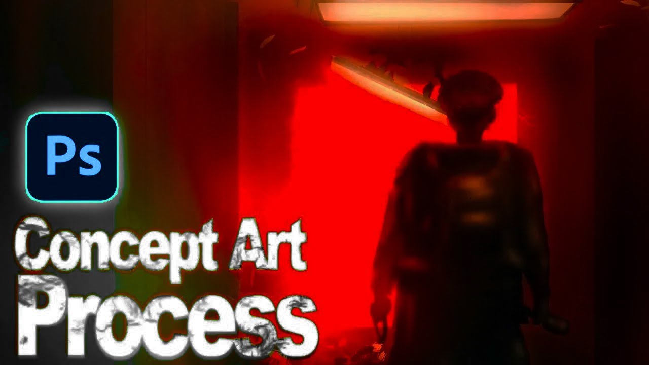 Concept Art in Photoshop | Photoshop Speed Art | procreate concept art ...