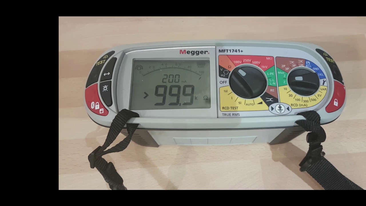 Megger MFT 1741+ - YouTube