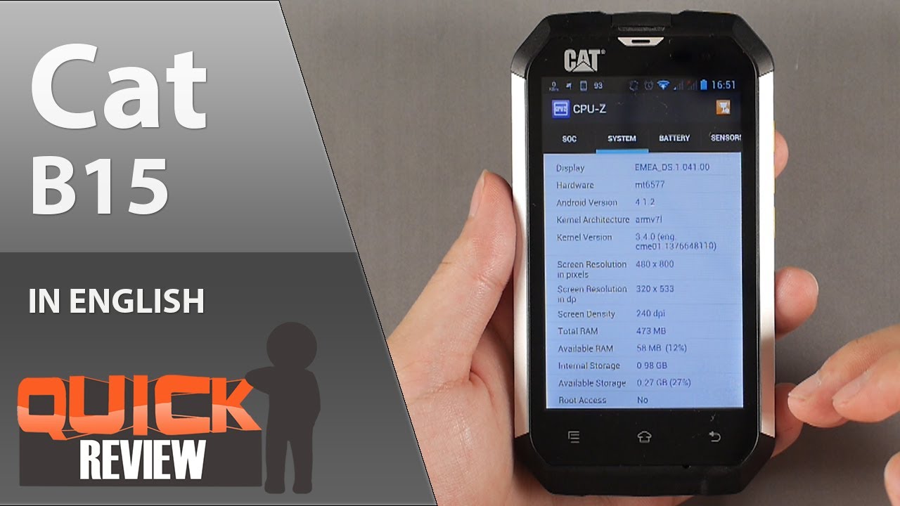 [EN] CAT B15 Quick Review - YouTube
