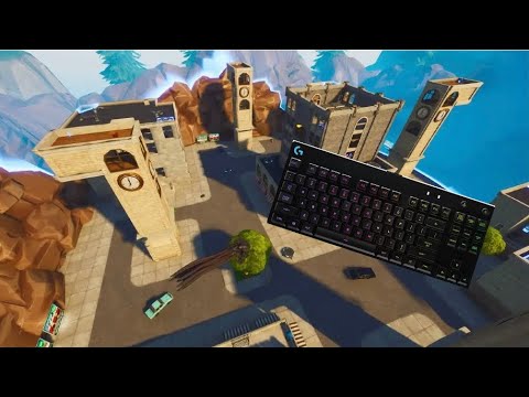 $125 Logitech G Pro Mechanical Keyboard Fortnite Gameplay 👾 Fortnite ...