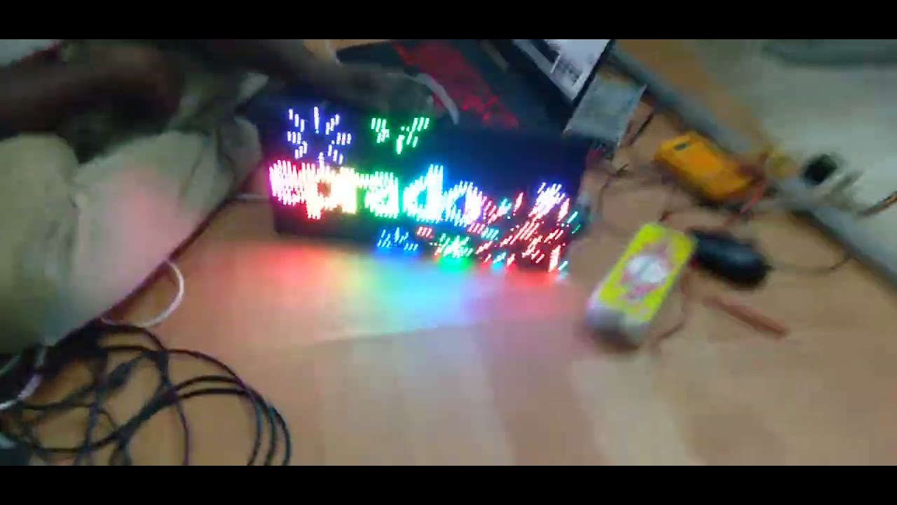 Out door Led TV VIDEO WALL assembly by Team EPRADO - YouTube