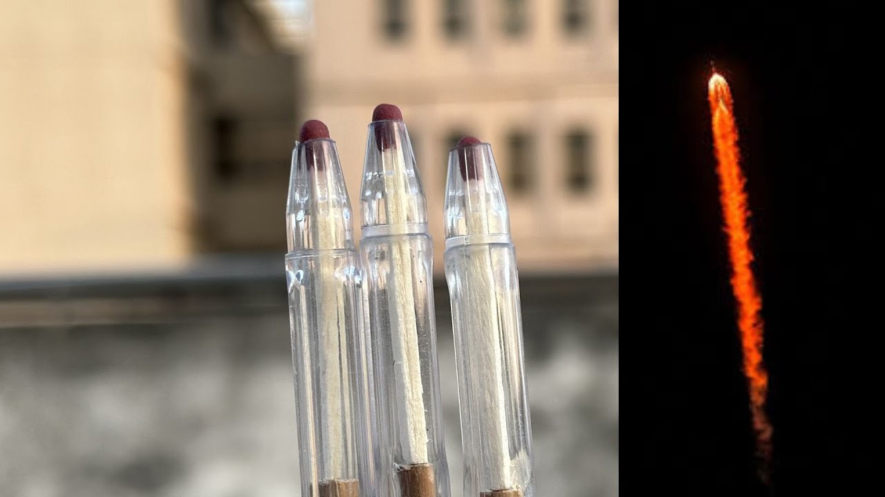 Pen Gun Making Using Matchsticks - YouTube