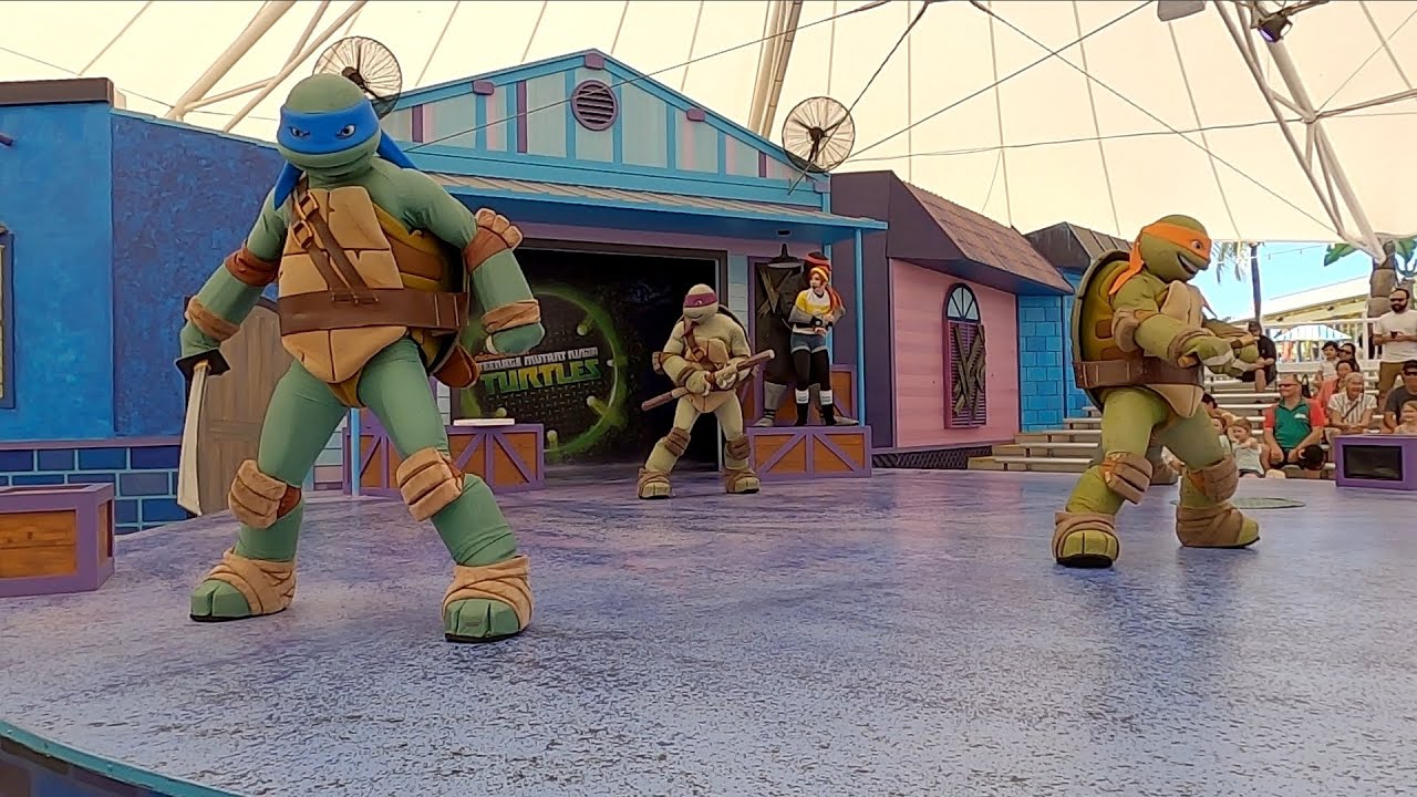 Teenage Mutant Ninja Turtles Sea World Gold Coast (Full Show) - YouTube
