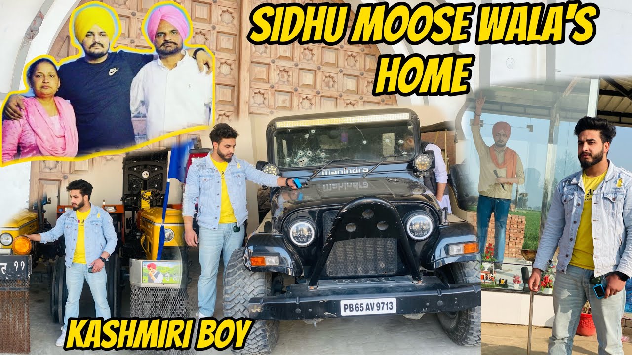 I Visited Sidhumoosewalaofficial ‘s Homemusa💔 His Cars Collection😳 Youtube