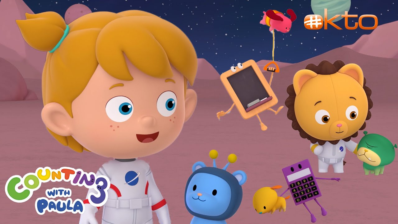 🥺 JOIN the search for the MISSING alien dog! 🐶 | Counting with Paula S6 ...