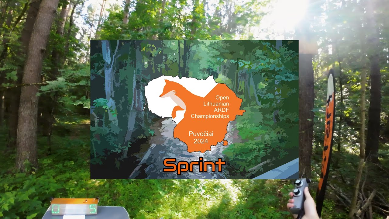 Open Lithuanian ARDF Championship 2024 - Sprint - Full Run - YouTube