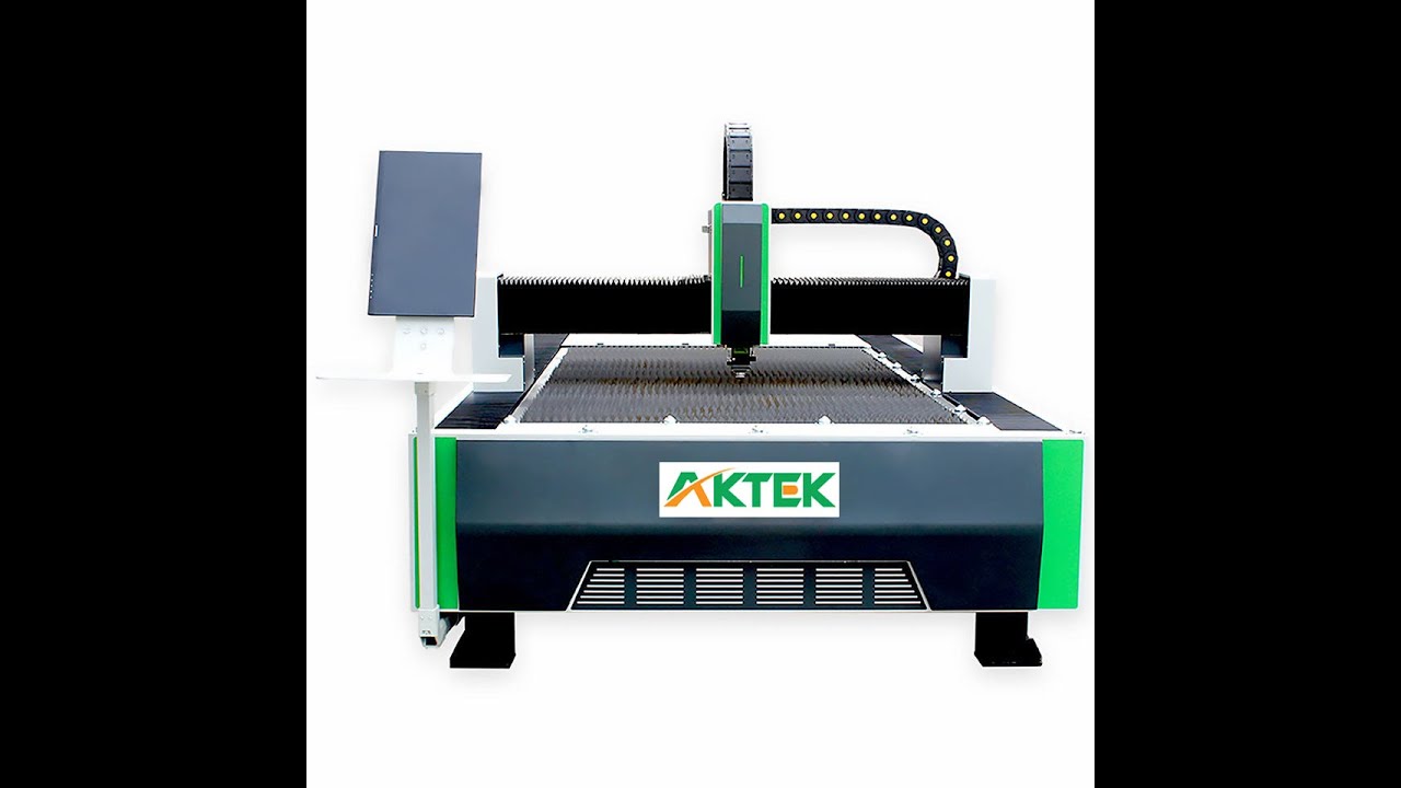 AKTEK-Fiber Laser Cutting Machine-2 - YouTube