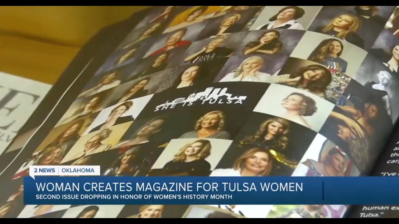 Woman creates magazine showcasing Tulsa women - YouTube