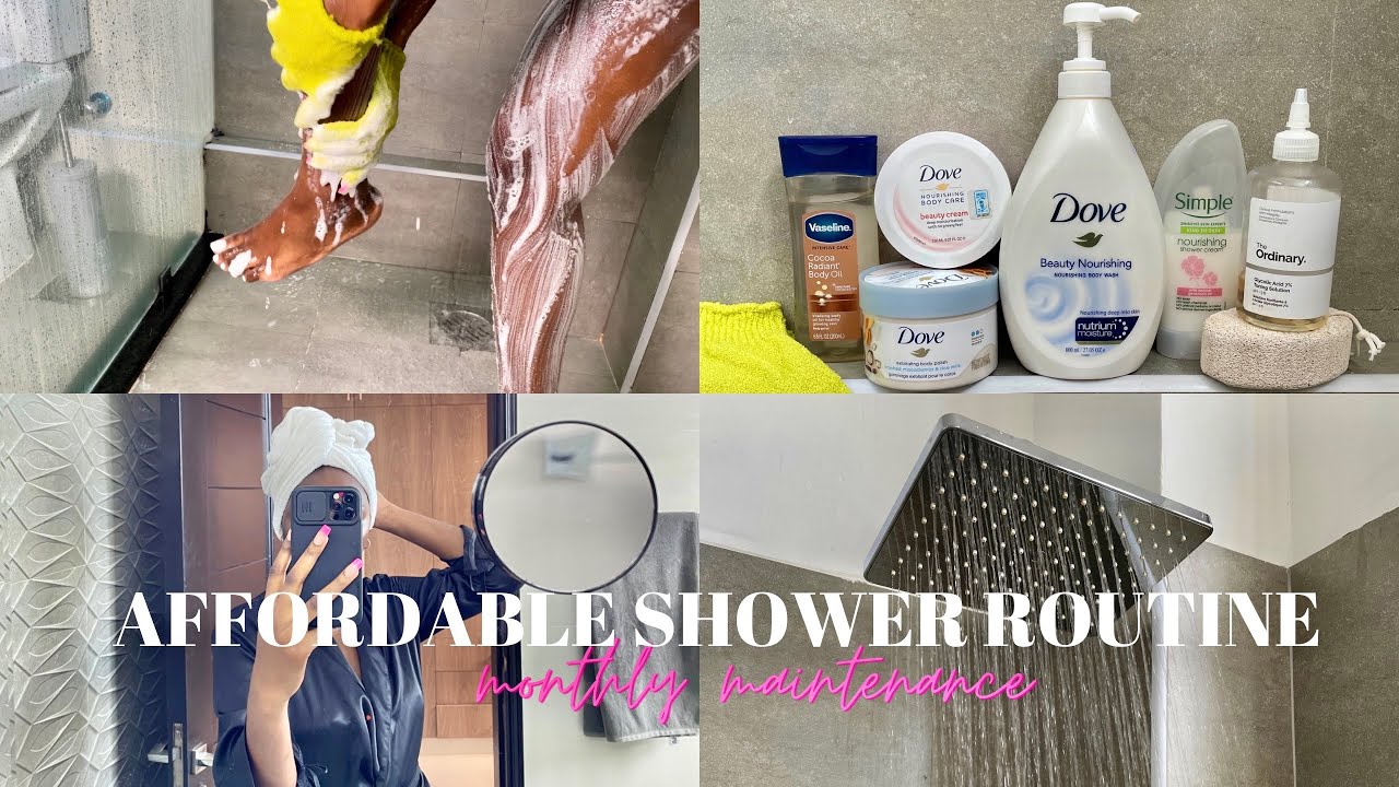 AFFORDABLE REALISTIC SHOWER ROUTINE | period self care routine | self ...