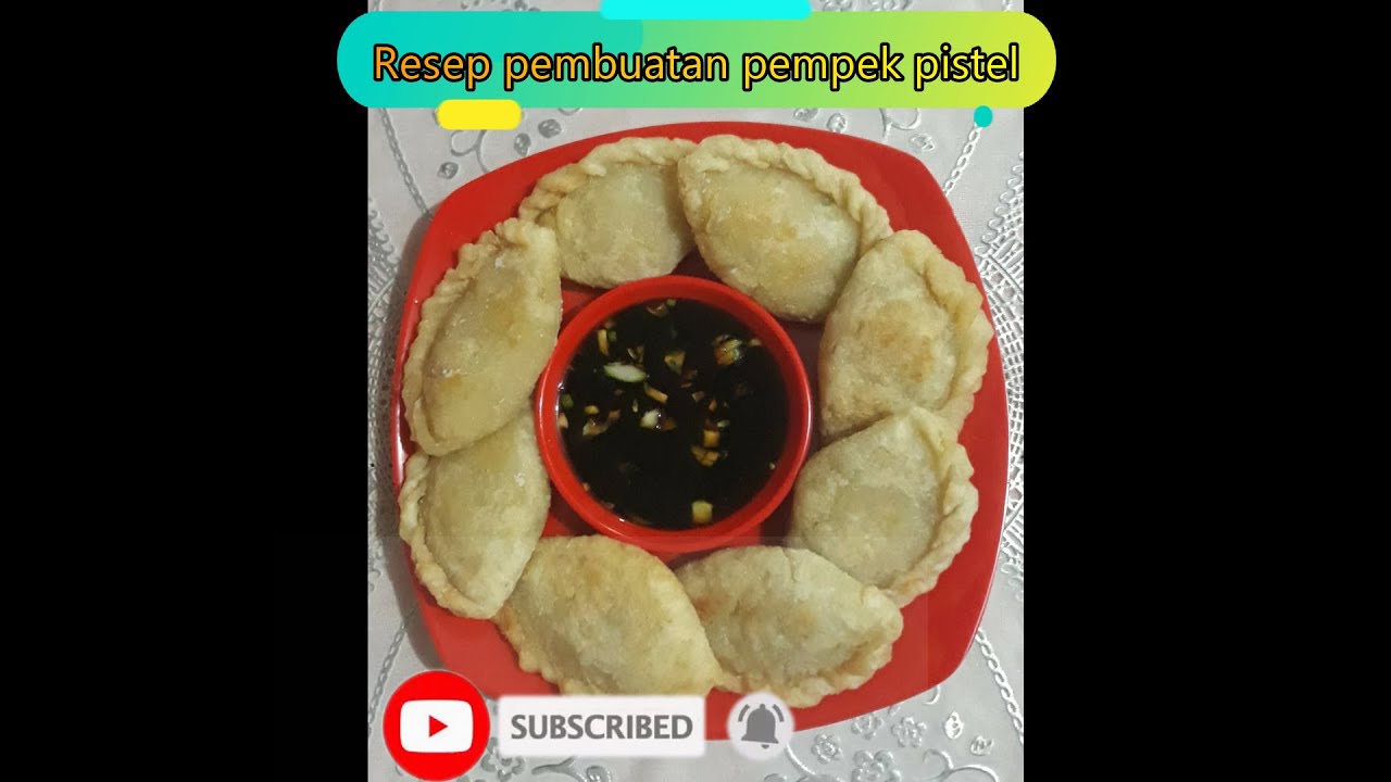Resep pembuatan pempek pistel isi pepaya - YouTube