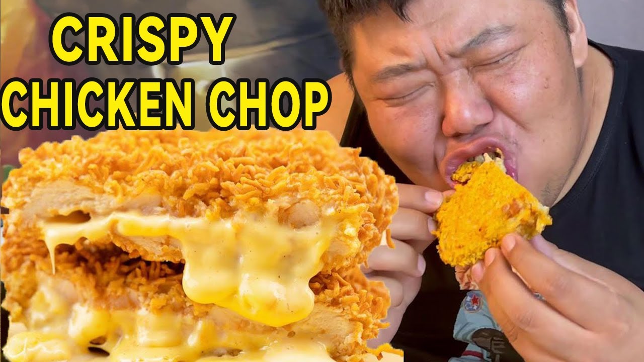 Brother Hou makes a fried chicken chop that can be drawn, and it is ...