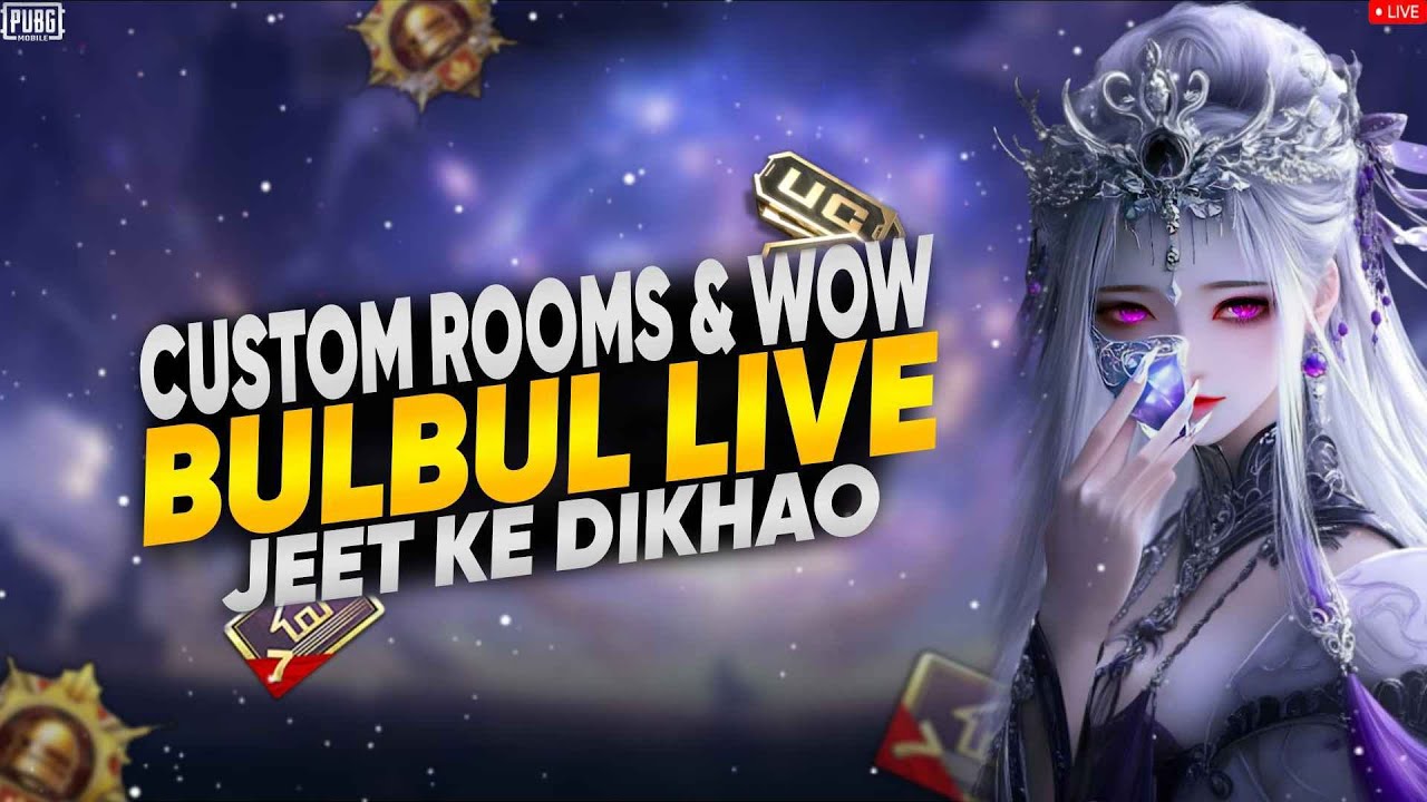 🔴PUBG MOBILE LIVE CUSTOM ROOMS ND WOW ROOMS DAILY |BULBUL LIVE| - YouTube
