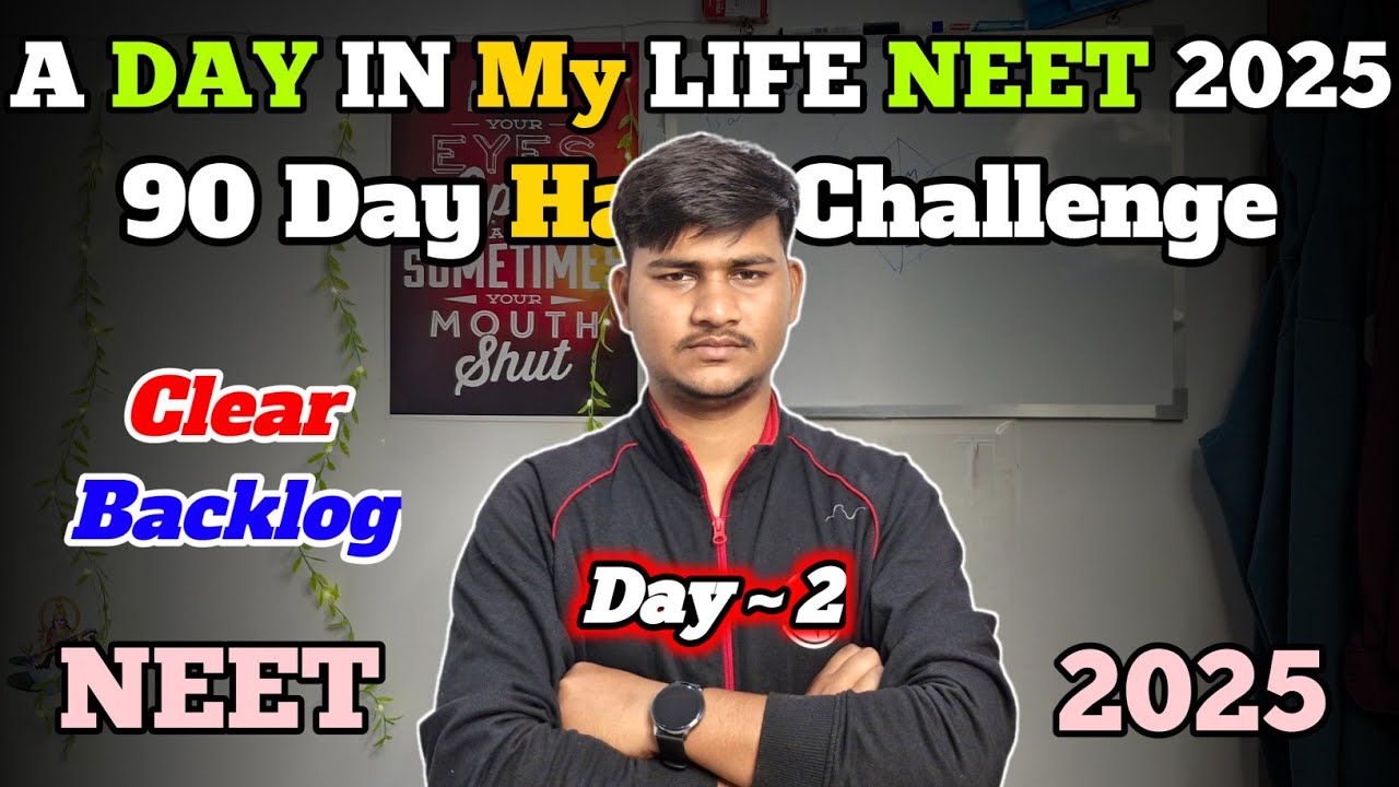 NEET 2025 | A DAY IN LIFE OF NEET ASPIRANT 📚 | NEET Aspirant Study Vlog | NEET Aspirant Life ...