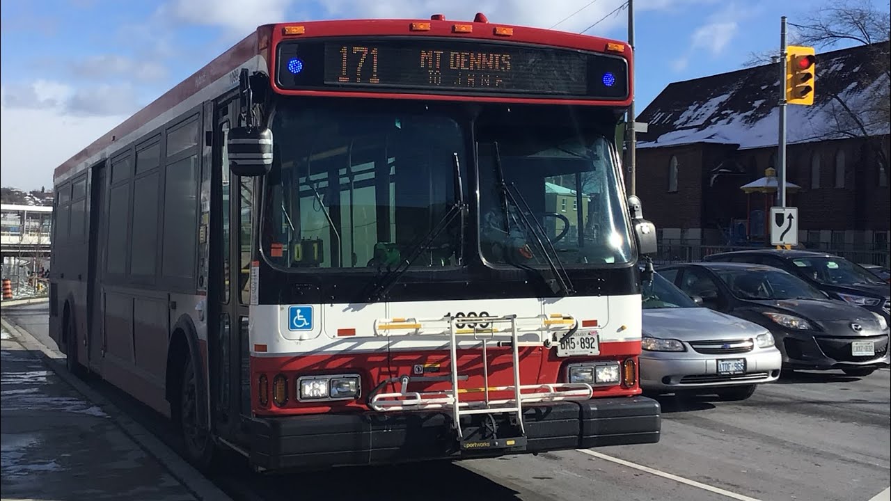 TTC Ride Video on 1099 on route 171 Mt Dennis to Ray Avenue - YouTube