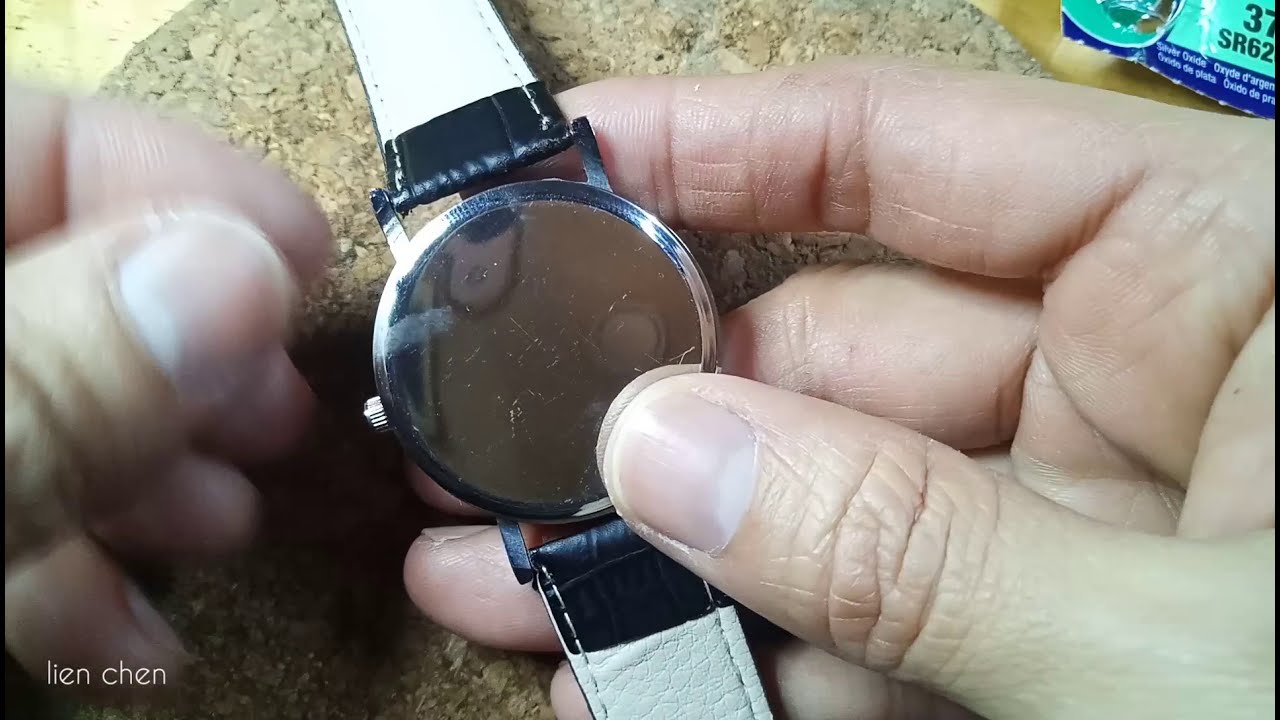 How to open a watch case without scratch and replace battery - YouTube