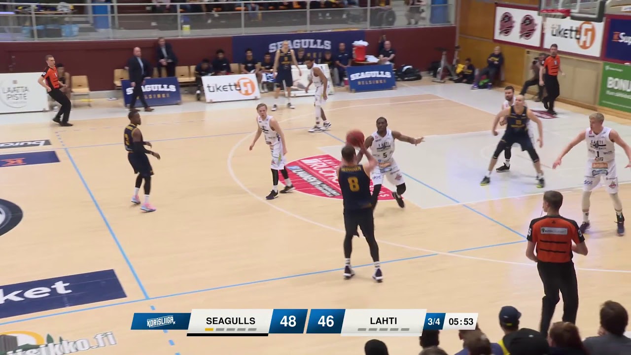 10.3.2020 Helsinki Seagulls vs Lahti Basket huippuhetket - YouTube