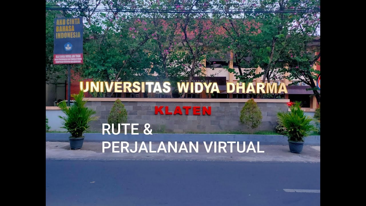 RUTE DAN PERJALANAN KE UNWIDHA | Universitas Widya Dharma Klaten - YouTube