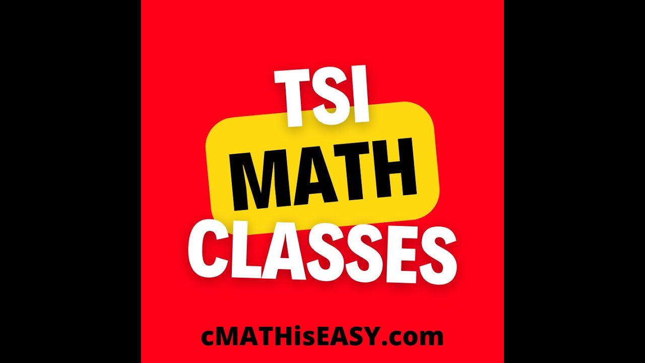 TSI MATH study guide - YouTube