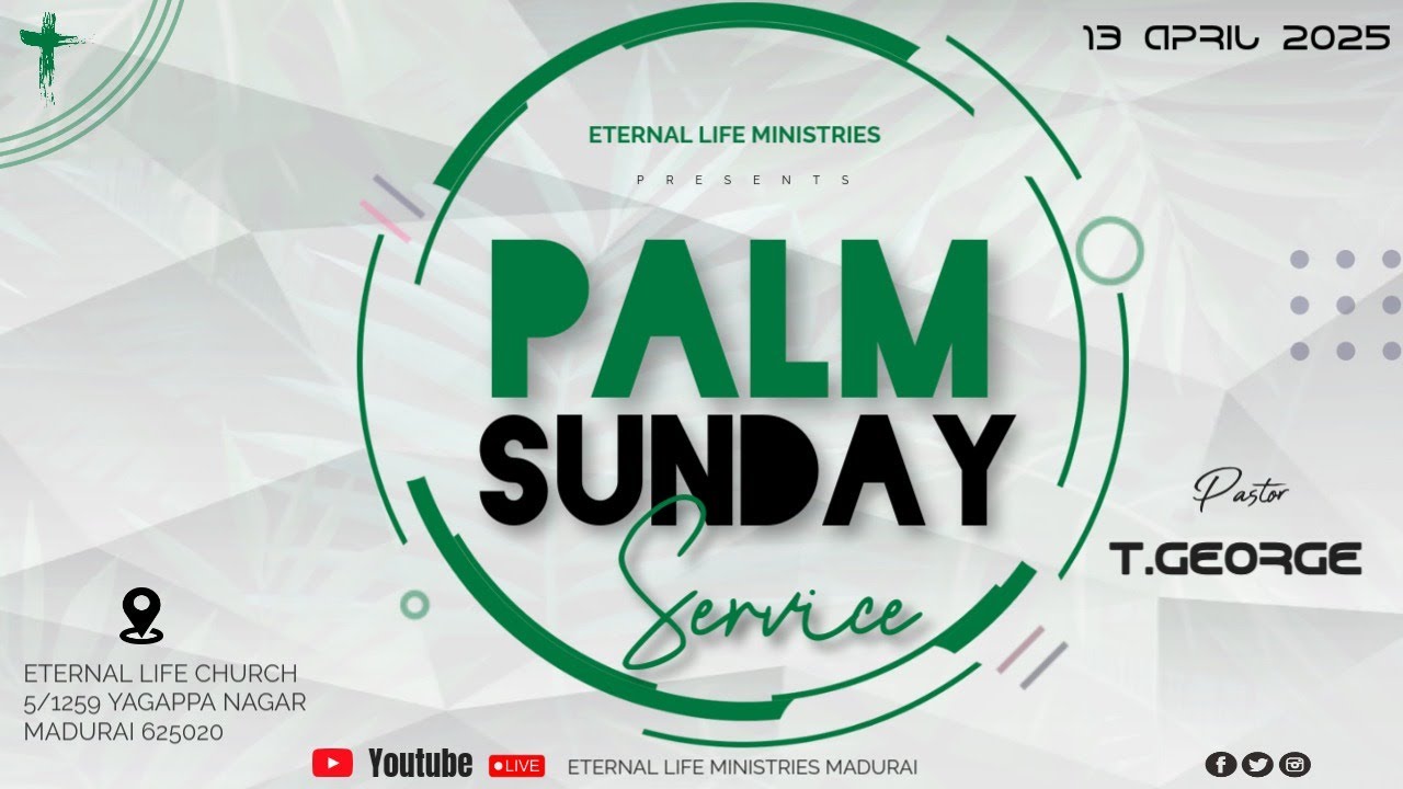 ETERNAL LIFE CHURCH MADURAI's Live broadcast - YouTube